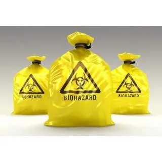 Yellow Infectious Linen High Density Isolation Medical Waste Bag ...
